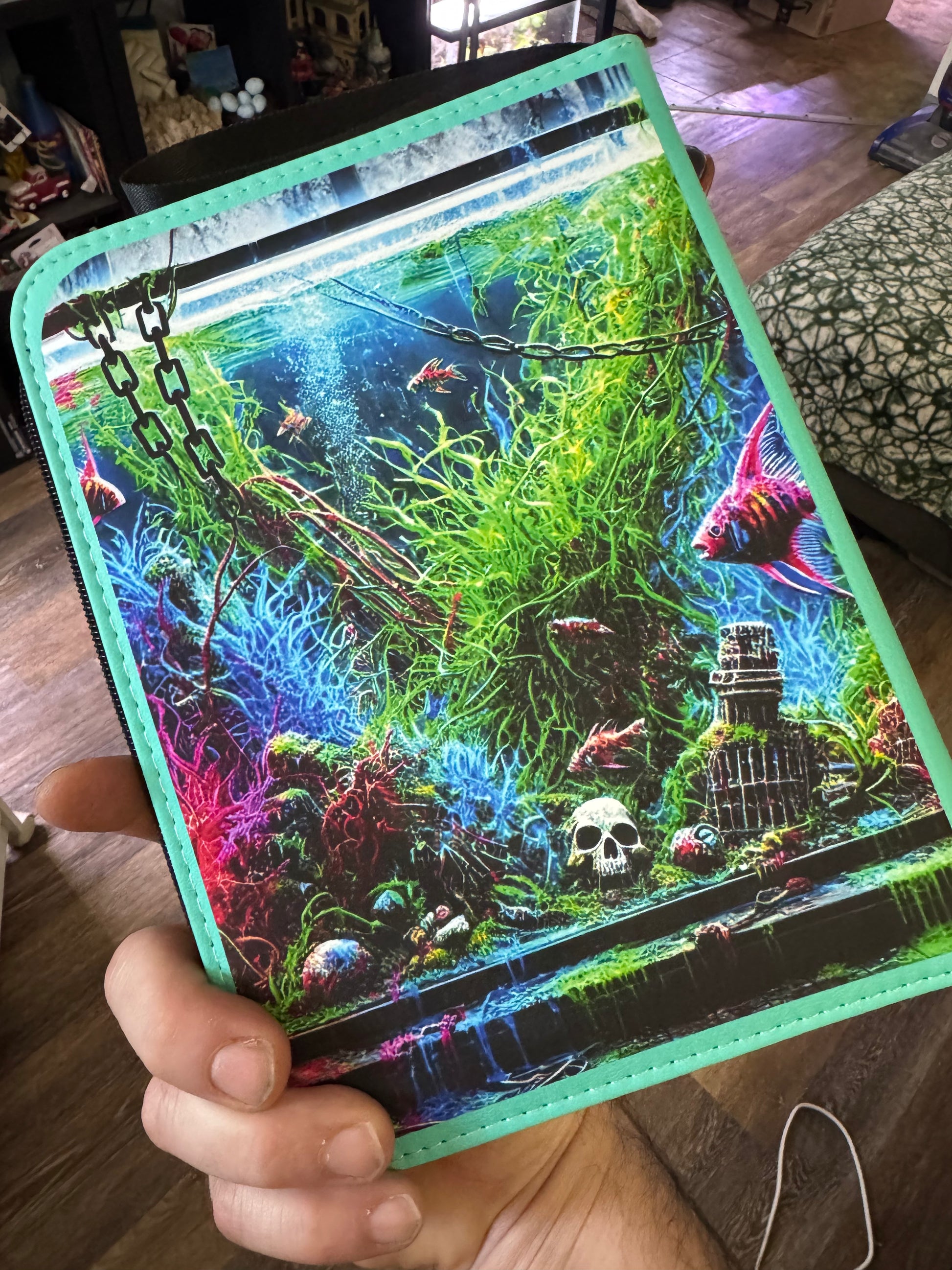 Fishroom Punk Binder (custom name must be filled out in cart!!!) No na ...